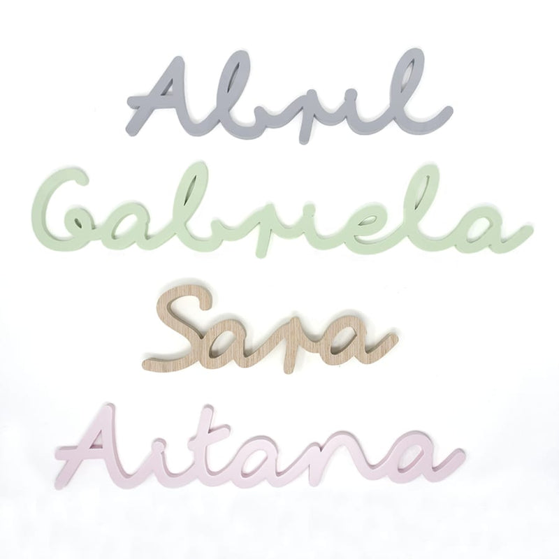 Nombres y letras personalizados en Madera | Nicolasito.es